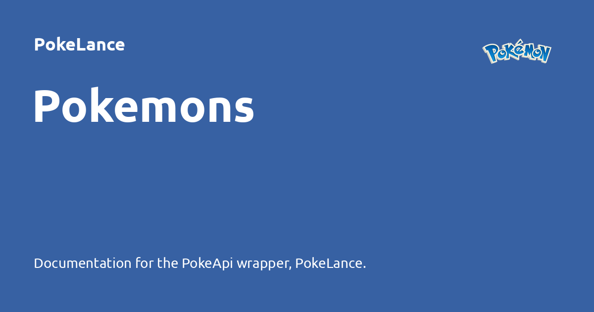 Pokemons - PokeLance